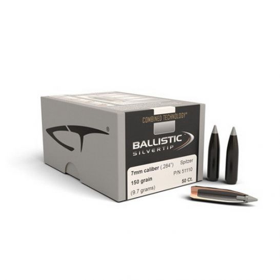 Nosler 7mm (.284) 150gr Combined Technology Ballistic Silvertip BT ...
