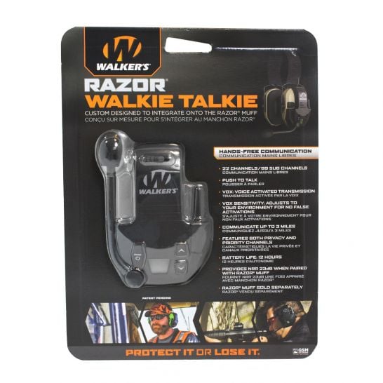 Walker's Razor Walkie Talkie, Fits Walker's Razor Muff - GWP-RZRWT ...
