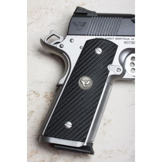 Wilson Combat Grips Diagonal G10 Flat Bottom | Palmetto State Armory