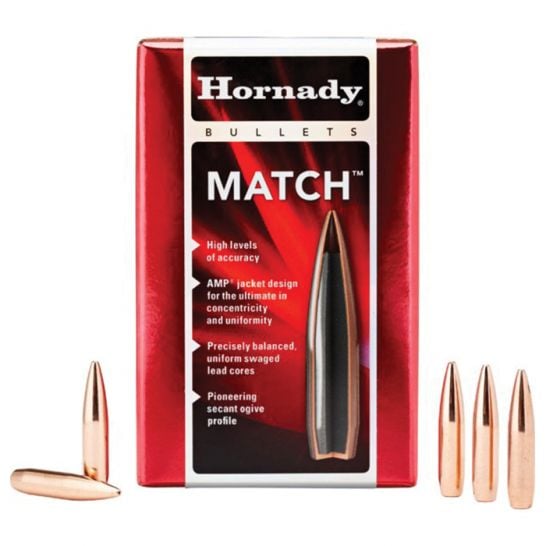 Hornady 22 Cal (.224) HP Match Bullet - 53gr - 100ct -- 2250 | Palmetto ...