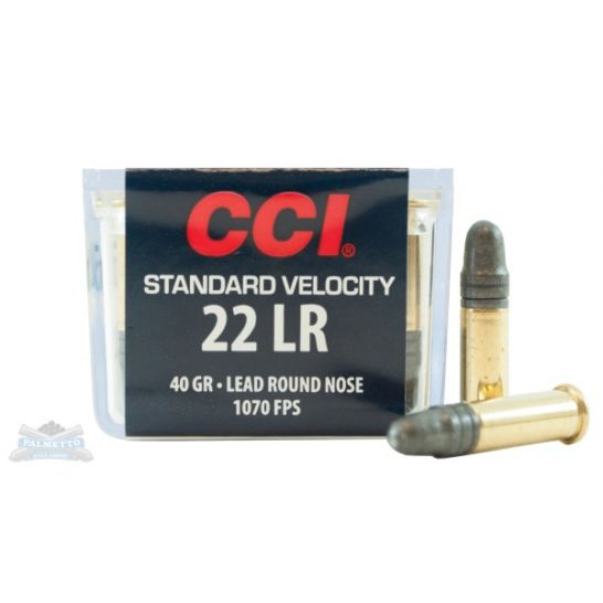 CCI .22 Long Rifle 40gr LRN Standard Velocity Ammunition 100rds - 0032 ...