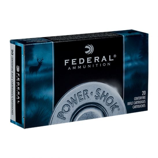 Federal 30-30 Win 125gr Hollow Point Power-Shok Ammunition, 20 Rounds ...