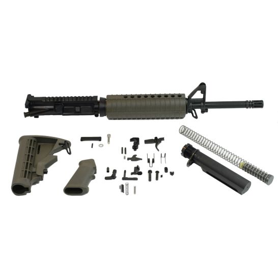 PSA 16" Mid-Length 5.56 NATO 1/7 Phosphate Classic Rifle Kit, ODG ...