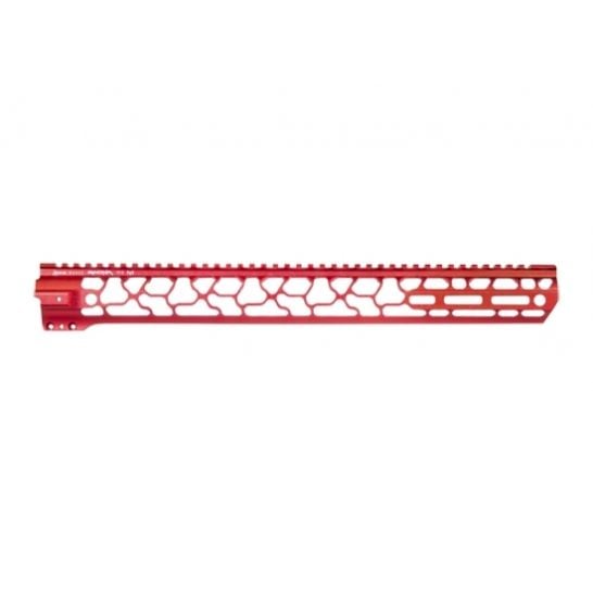 Odin Works 17.5" M-LOK Ragna Free Float AR-15 Handguard, Red - F-17-ML ...