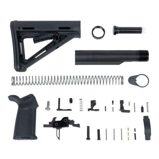 PSA AR15 MOE Lower Build Kit W/PSA Custom Single Stage FCG, Black ...
