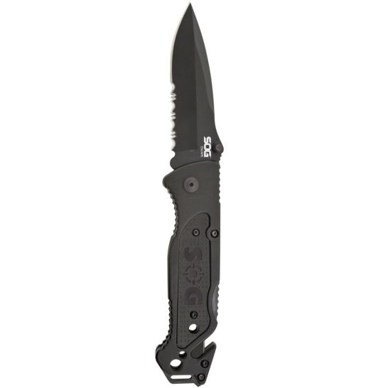 SOG Escape Clip Point Black Serrated-FF25-CP | Palmetto State Armory