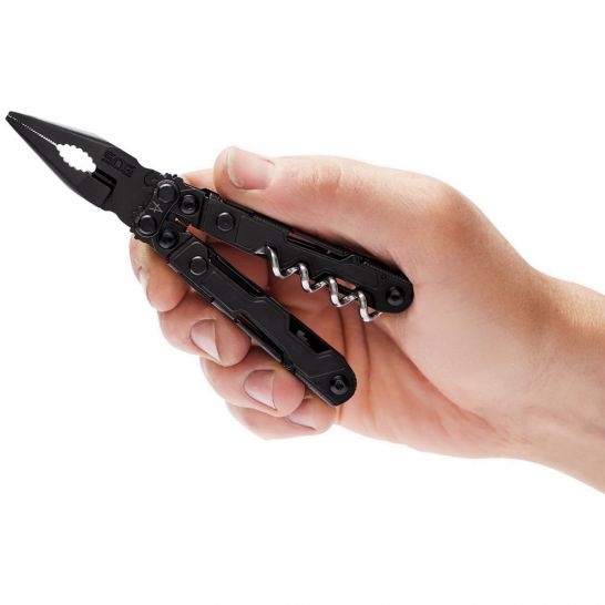 SOG Knives PowerPint Stainless Steel 18-Tool Mini Multi Tool, Black ...