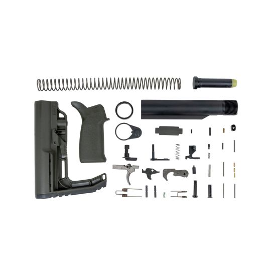 PSA MFT Minimalist EPT Lower Build Kit, Olive Drab Green | Palmetto ...