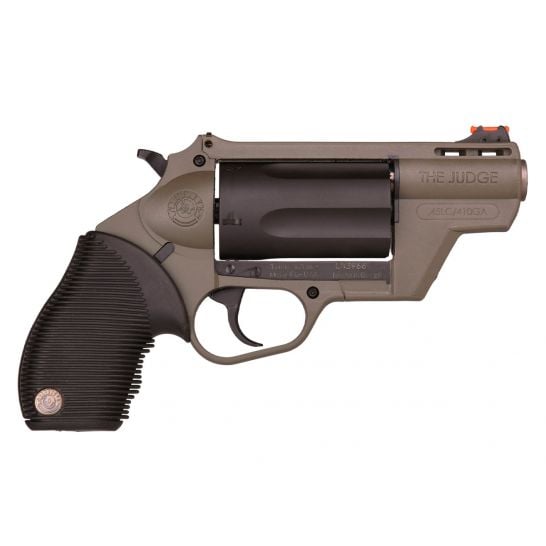 Taurus Judge Public Defender 5rd 2" 410 Bore/45LC Revolver, OD Green ...