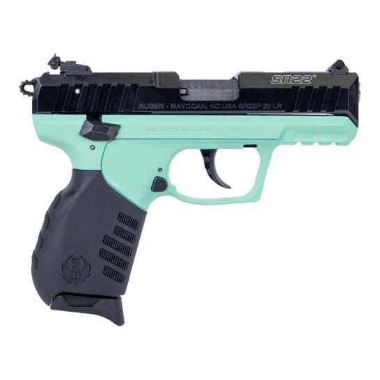 Ruger SR22 22 Pistol Turquoise Cerakote 3625 | Palmetto State Armory