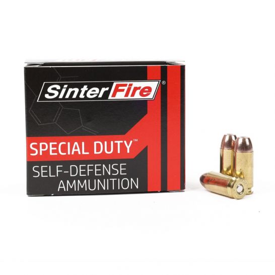 Sinterfire Special Duty 125 gr HP .40 S&W Ammo, 20 Rounds - SF40125SD ...