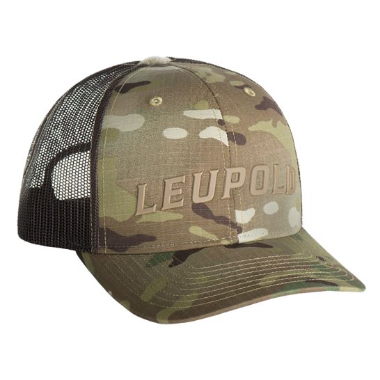 Leupold Wordmark Trucker Hat Multi- Cam -180418 | Palmetto State Armory
