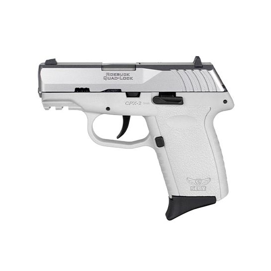 SCCY CPX-2 9mm Pistol 3.1" 10rd, SS/White | Palmetto State Armory