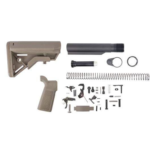 PSA Sabre-15 Lower Build Kit with B5 Bravo Stock and B5 Grip, FDE ...