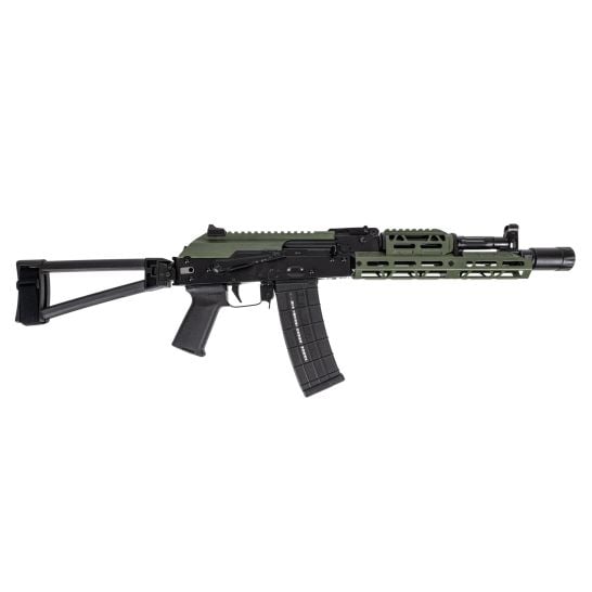 PSA AK-102 Triangle Side Folding Pistol - ODG With Hinged Dustcover, JL ...