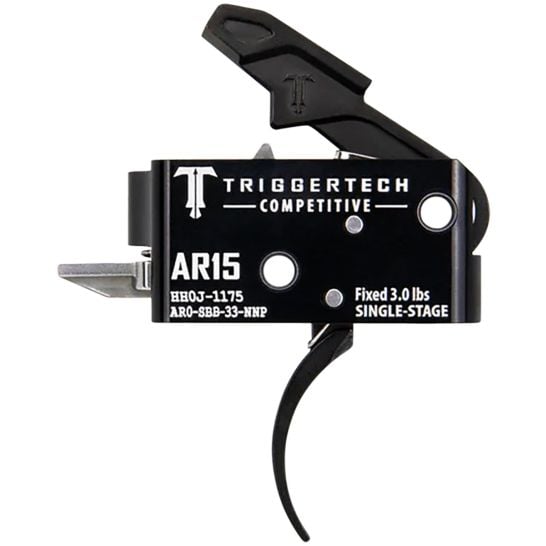 TriggerTech AR15 Single-Stage Competitive Pro Curved Trigger | Palmetto ...