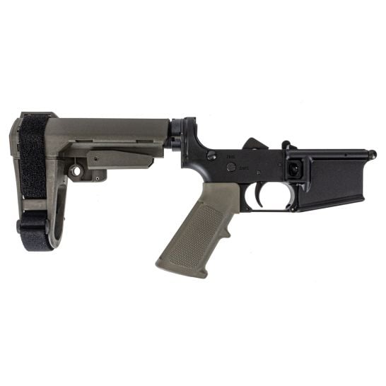 BLEM PSA AR-15 Complete Classic SBA3 Pistol Lower ODG | Palmetto State ...