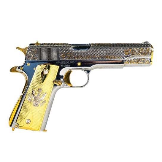 Auto Ordnance 1911A1 Limited Edition Trump 45ACP 7rd - AUTG1911BKOTRUMP ...