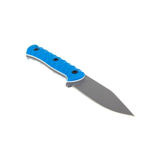 Papa Bear Knives Hunters EDC PSA Exclusive, Fixed Blade Knife, Blue ...