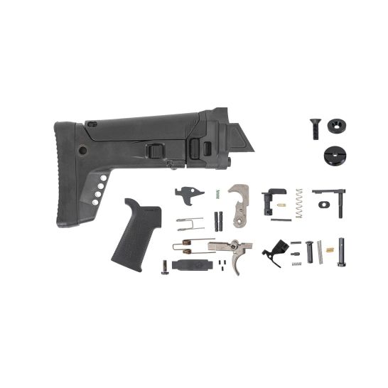 PSA JAKL Rifle Lower Build Kit MOE SL EPT F5 Stock, Black | Palmetto ...