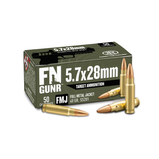 FN GUNR SS201 5.7x28MM 40gr FMJ Ammo, 50rd - 10700029 | Palmetto State ...
