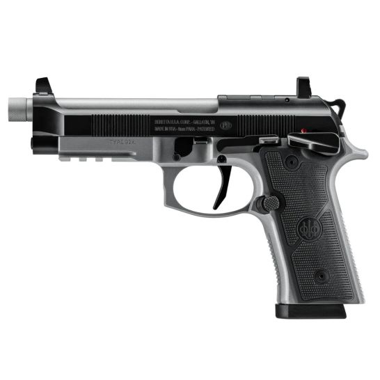 Beretta 92XI SAO Tactical 9mm 5.1" 18rd Pistol, Black/Grey ...