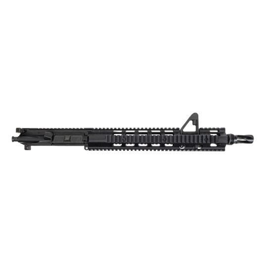 PSA "Sabre" Forged 14.5" Mid-Length 5.56 FSB w/ 13.75" Two-Piece Quad Rail & Huxwrx Flash Hider ...
