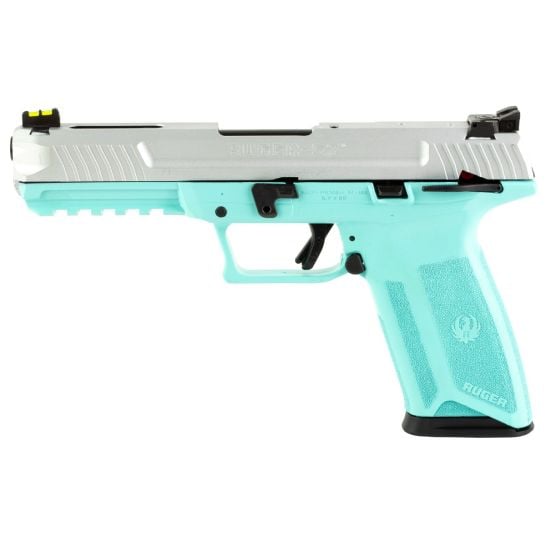 Ruger 57 5.7X28MM 4.94" 20rd SS/Turquoise | Palmetto State Armory