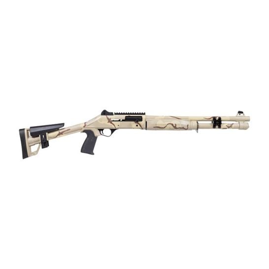 Panzer M4 Tactical 12 Gauge 18.5" 5rd Semi-Auto Shotgun, Desert Camo ...