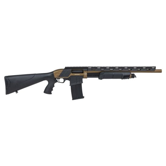 Revolution Armory Defender 12 Gauge 20" 5rd Pump Action Shotgun, Bronze ...