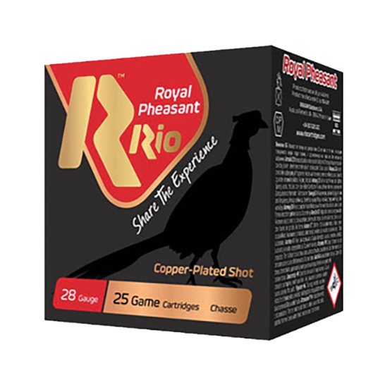 Rio Ammunition Royal Pheasant 28 Gauge 2-3/4" #5 Shotshell 10rds ...