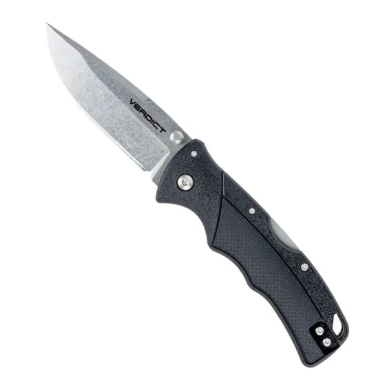Cold Steel Verdict Spear Point Folding Knife, Black | Palmetto State Armory