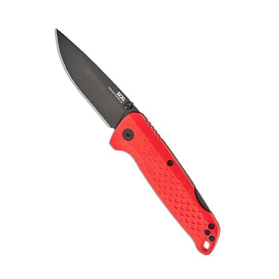 SOG Adventurer LB 3.5" Blade Folding Knives, Red / Black | Palmetto ...