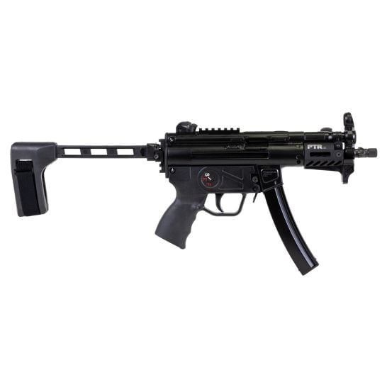 PTR Industries PTR-9KT 5.16" 9mm Pistol W/ Brace, Black | Palmetto ...