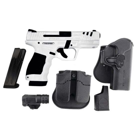 SAR USA SAR9CX 9mm 4" 15rd Pistol W/ Weapon Light, Storm White - SAR9CXSTORM | Palmetto State Armory