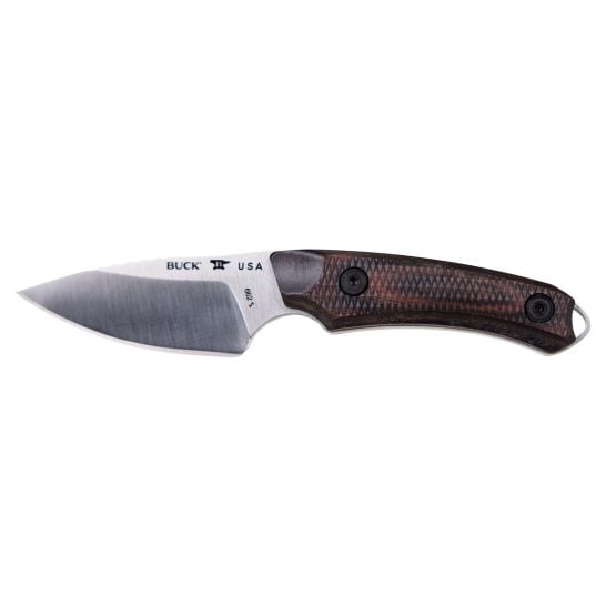 Buck Alpha Scout Pro Fixed Blade Drop Point Knife, Walnut - 0662WAS-B ...