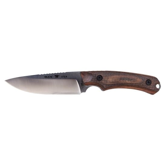 Buck Alpha Guide Pro Fixed Blade Drop Point Knife, Walnut - 0663WAS-B ...
