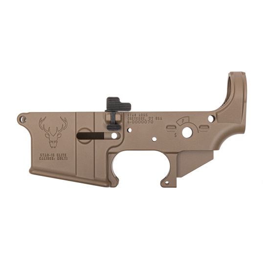 Stag Arms AR15 Elite Ambi Stripped Lowers Receiver, FDE | Palmetto ...