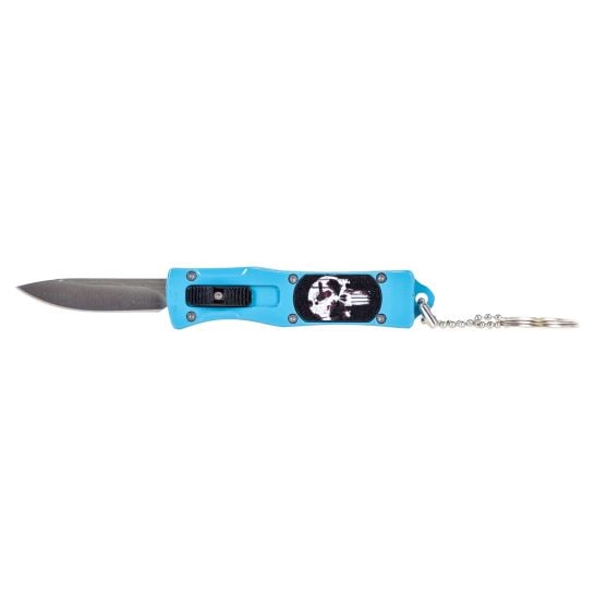 Master Cutlery OTF Key Chain (Blue Carbon Fiber) - SE-1338BL | Palmetto ...