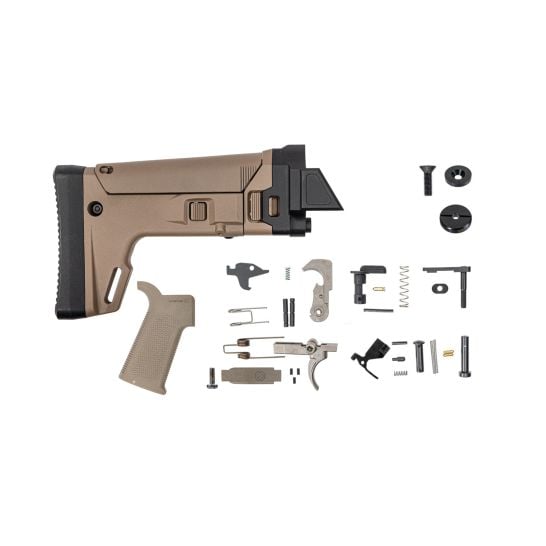 PSA Rifle JAKL Lower Build Kit MOE SL EPT F5 Stock, FDE | Palmetto ...