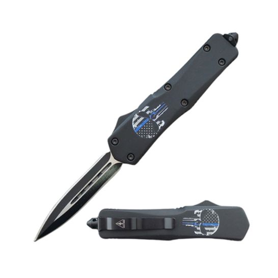 Master Cutlery OTF Knife, Blue Punisher - KN-8101BLSK | Palmetto State ...
