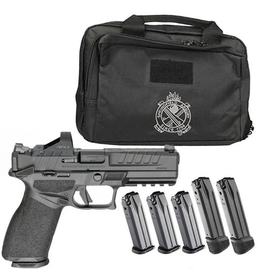 Springfield Echelon Gear Up 4.5" 9mm U-Notch 17/20rd Pistol, Black w ...