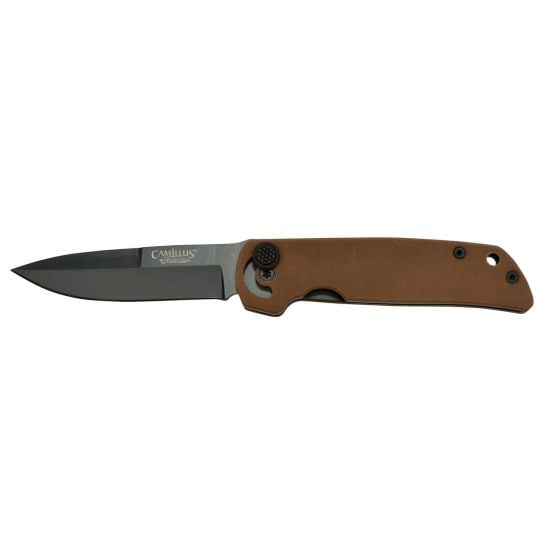 Camillus Cuda Mini Folding Drop Point Knife, Coyote Brown - CAM-19635 ...