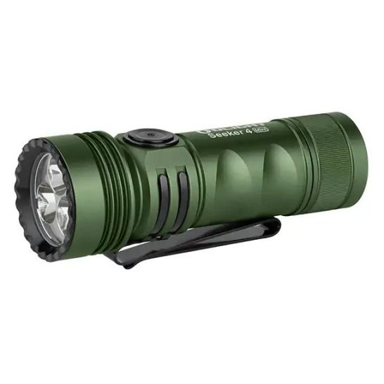 Olight Seeker 4 Mini 1200 Lumen EDC Flashlight, OD Green | Palmetto ...