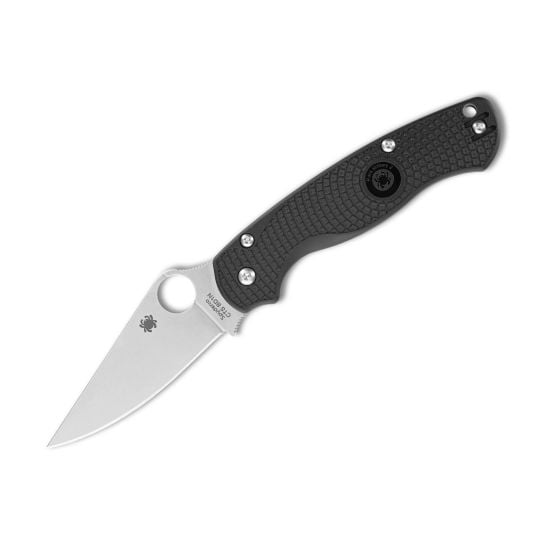 Spyderco Para Military 2 Lightweight Folding Clip Point Knife, Black ...