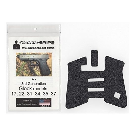 Decal Grips for Glock FingerGroove Frame Gen 3 Sand-Black G17FGS ...