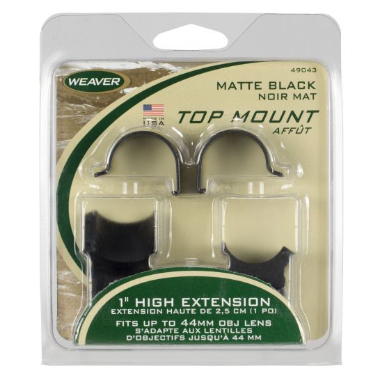 Weaver 1 inch High Aluminum Extended Top Mount Tactical Style Scope ...