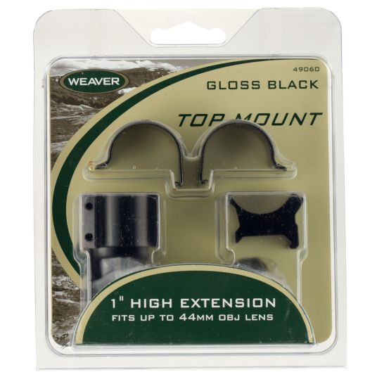 Weaver 1" High Steel Strap Aluminum Saddle Detachable Extension Top ...