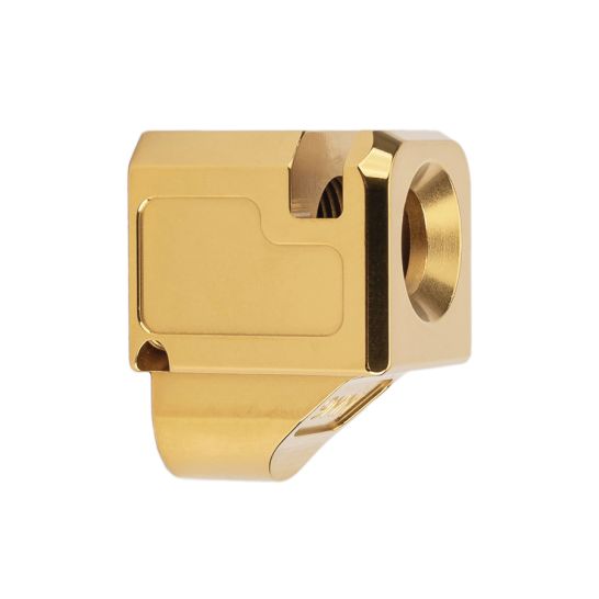 Zaffiri Precision Blowhole Compensator Fits Glock G43/G43X/G48, Gold ...