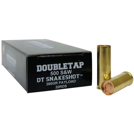 DoubleTap Ammunition DT SnakeShot .500 S&W 380 gr #9 20rds Handgun ...